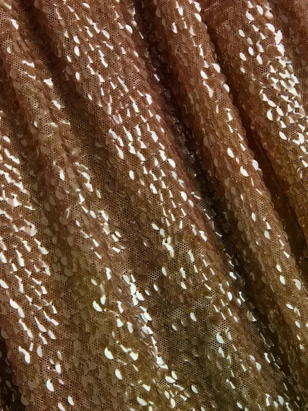 Staud Sequin Maxi Dress - Brown