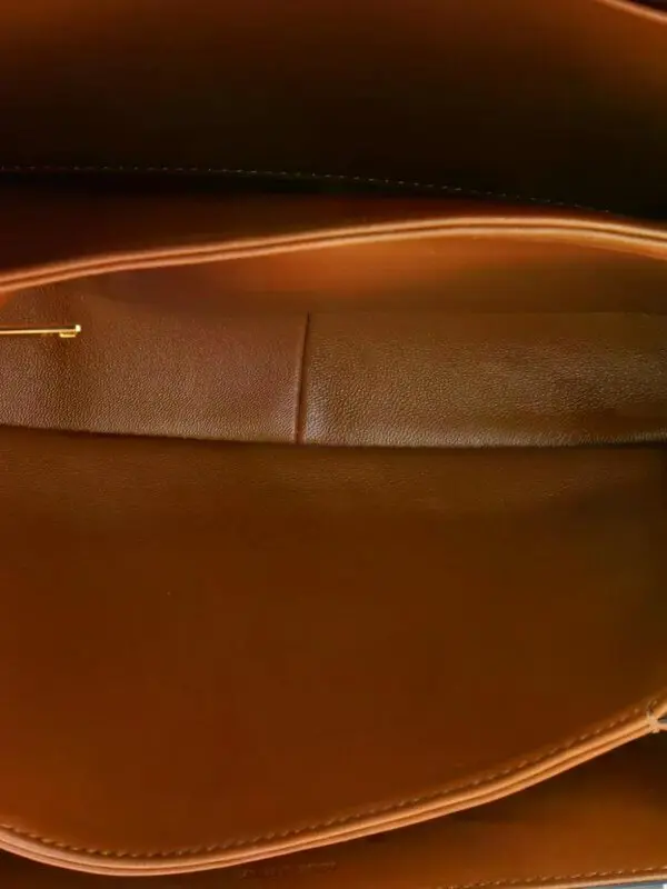 Celine Triomphe Coated Canvas Medium Shoulder Bag - Brown