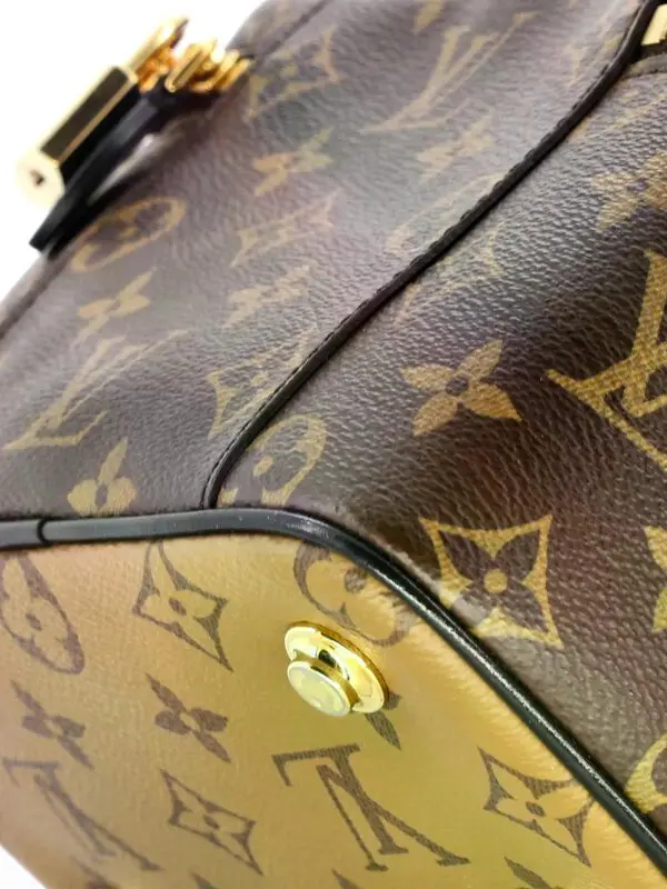 LOUIS VUITTON Vanity Handbag Reverse Monogram Canvas Pm Satchel