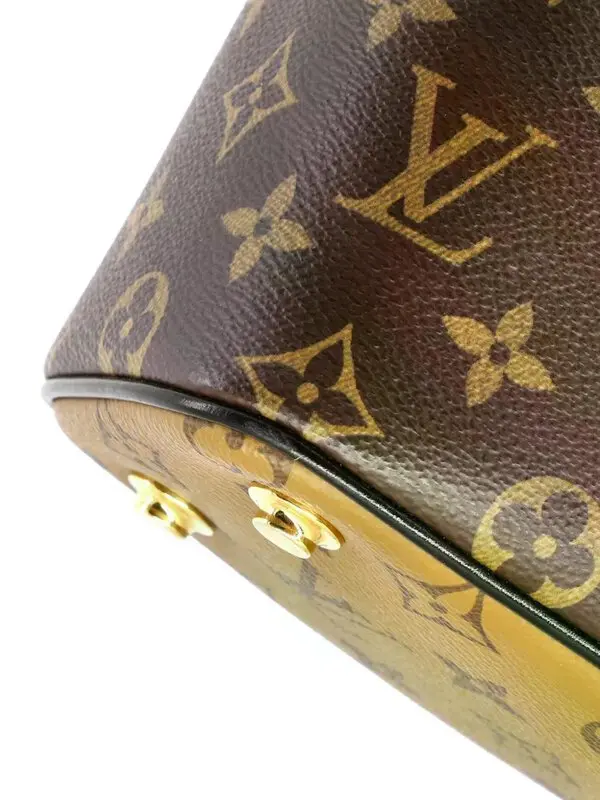LOUIS VUITTON Vanity Handbag Reverse Monogram Canvas Pm Satchel