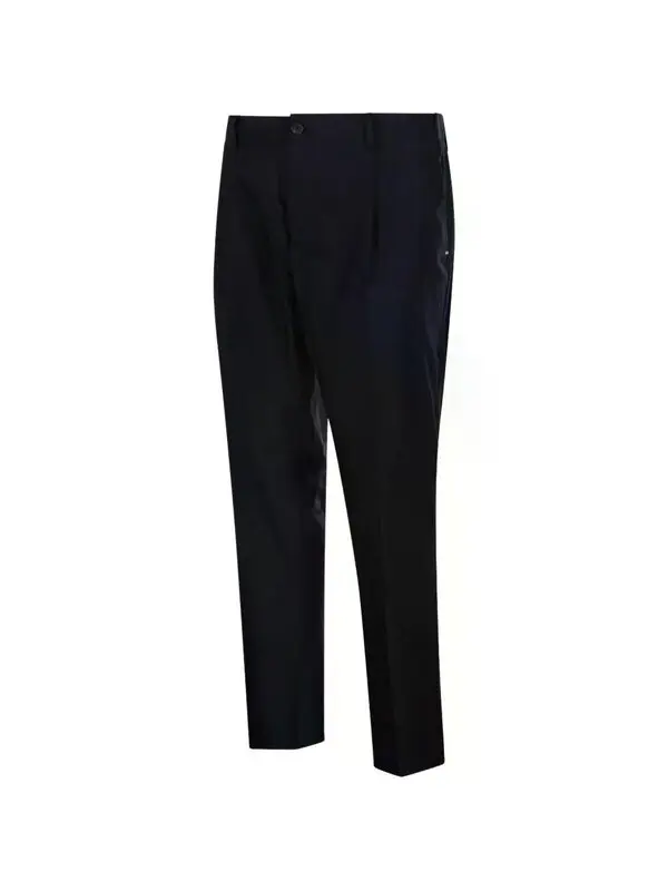 ENTRE AMIS Pleated Trousers - Blue