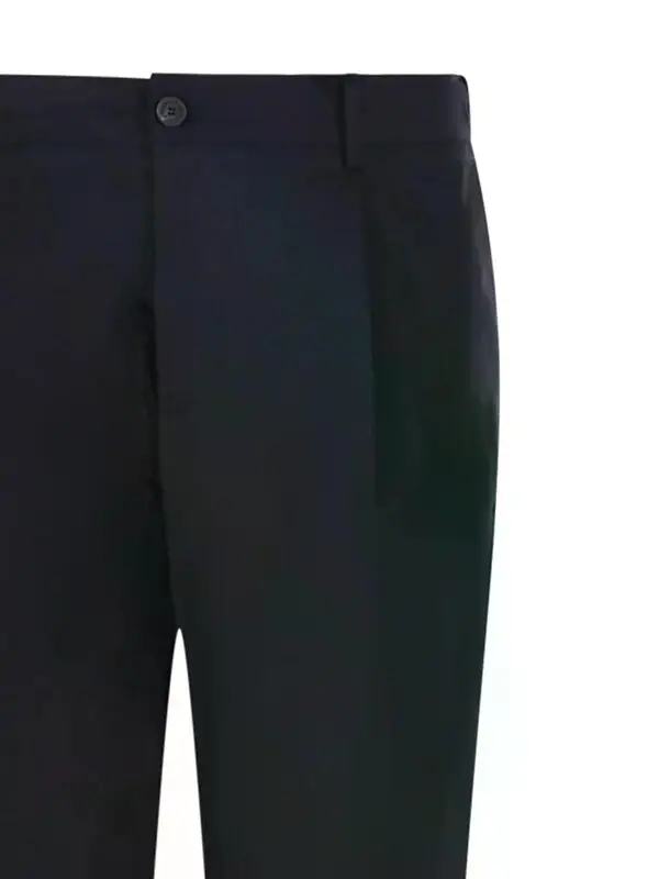 ENTRE AMIS Pleated Trousers - Blue