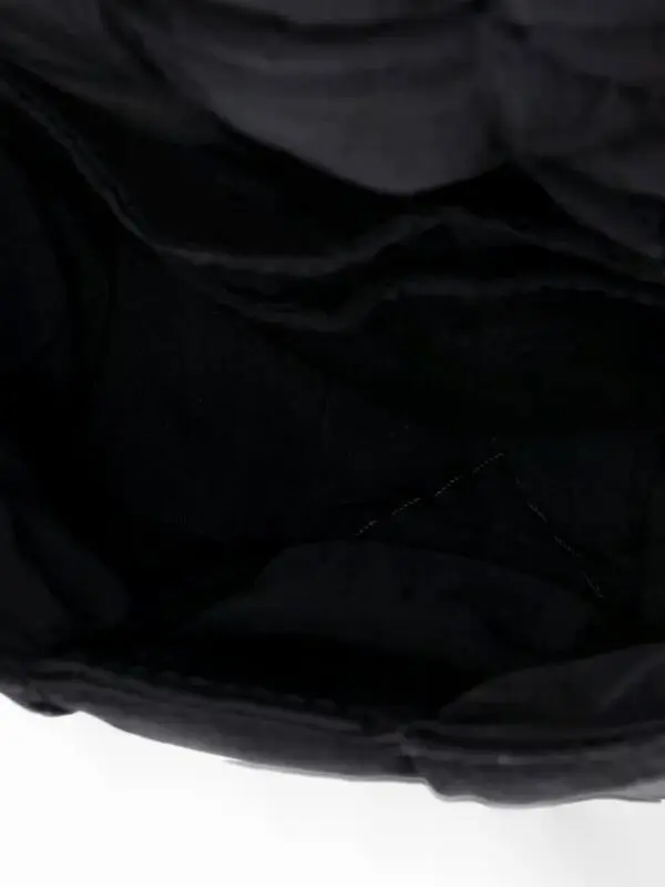 Bottega Veneta Cassette Maxi Intrecciato Nylon Extra Mini Crossbody Bag - Black