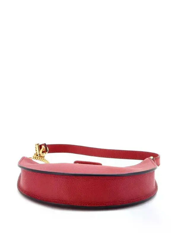 Valentino Garavani Vlogo Leather Mini Hobo Bag