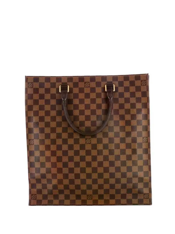 LOUIS VUITTON Sac Plat Damier Tote - Brown