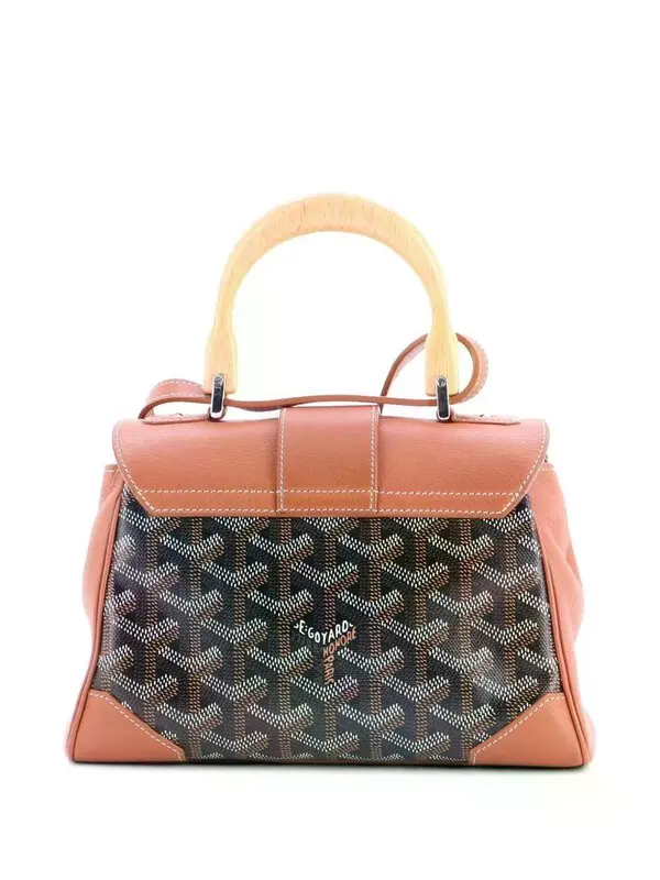 Goyard Saigon Top Handle Mini Shoulder Bag - Brown