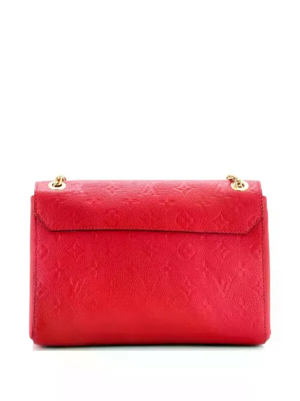 LOUIS VUITTON Vavin Pm Crossbody Bag Monogram Empreinte Leather - Red