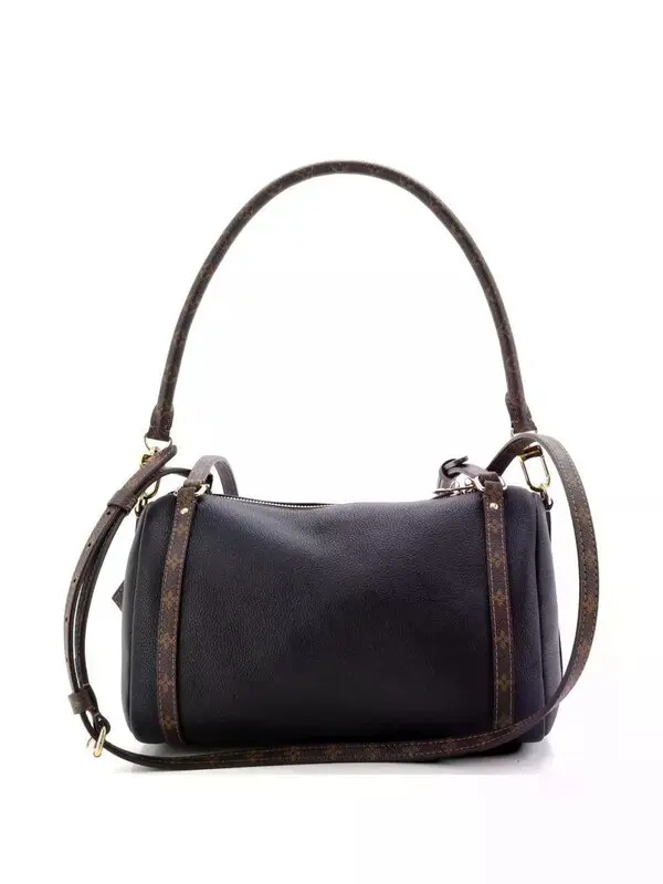 LOUIS VUITTON Express Handbag Leather With Monogram Canvas Pm
