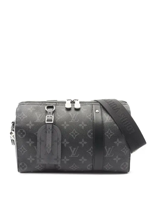 LOUIS VUITTON 2010-2026 Monogram Eclipse City Keepall Crossbody Bag