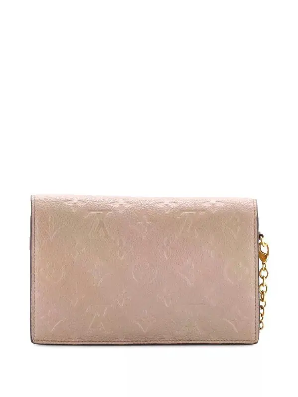 LOUIS VUITTON Vavin Chain Wallet Nm Monogram Empreinte Leather Crossbody Bag - Neutrals