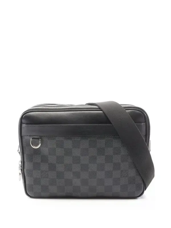 LOUIS VUITTON 2019 Damier Graphite Trocadero Pm Crossbody Bag
