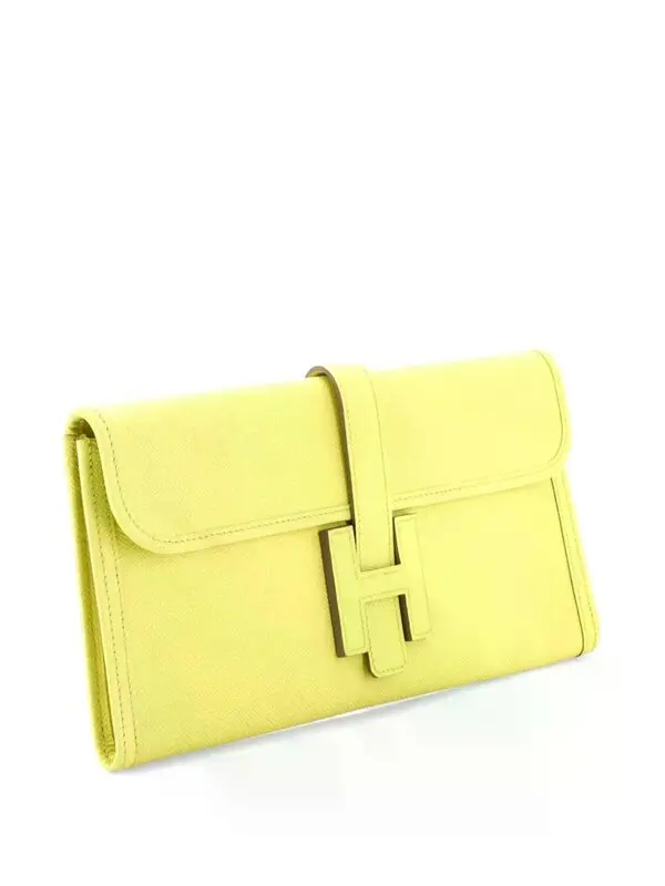 Hermès Jige Epsom Pm Clutch Bag - Yellow