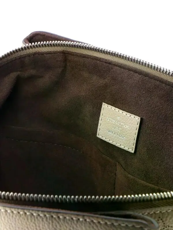 LOUIS VUITTON Haumea Handbag Mahina Leather Satchel - Neutrals