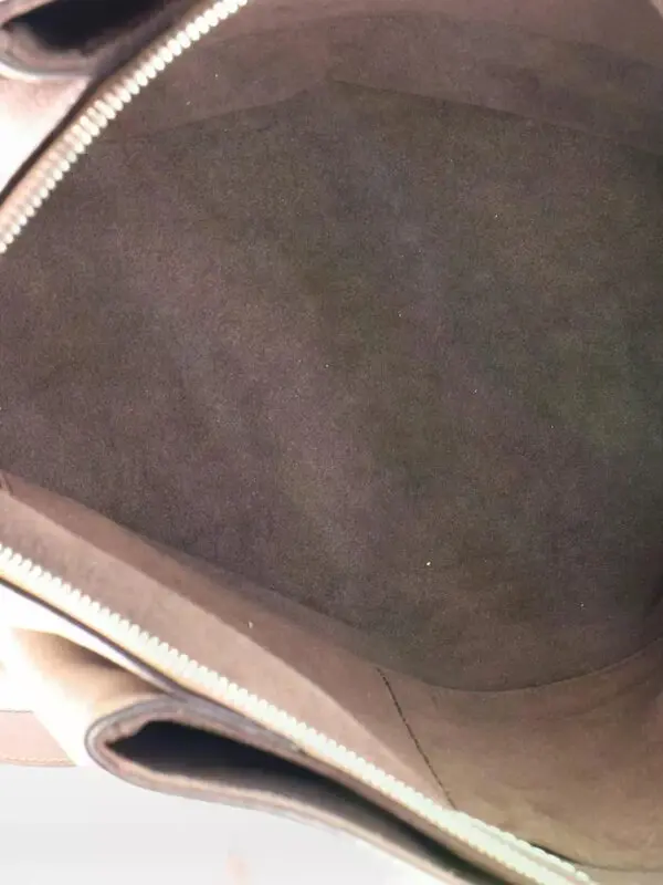 LOUIS VUITTON Haumea Handbag Mahina Leather Satchel - Neutrals