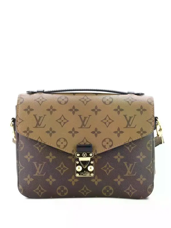 LOUIS VUITTON Pochette Metis Reverse Monogram Canvas - Brown