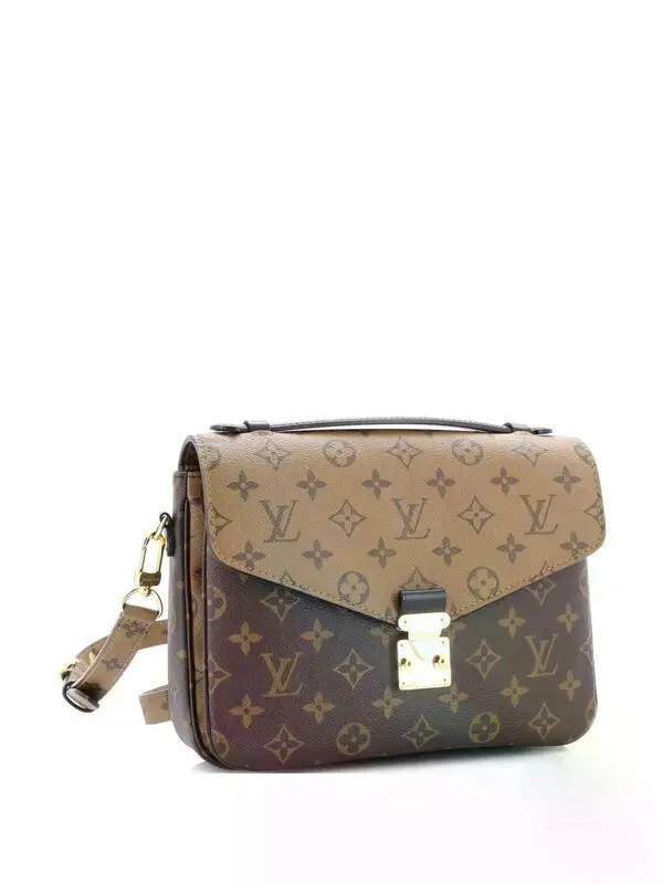 LOUIS VUITTON Pochette Metis Reverse Monogram Canvas - Brown