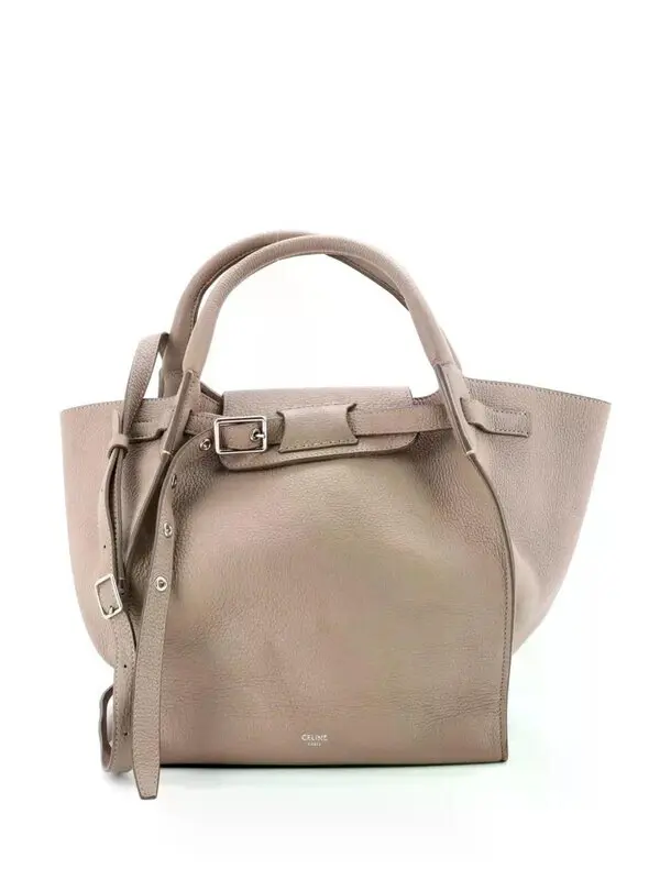 Celine Big Bag Grained Calfskin Small Satchel - Neutrals