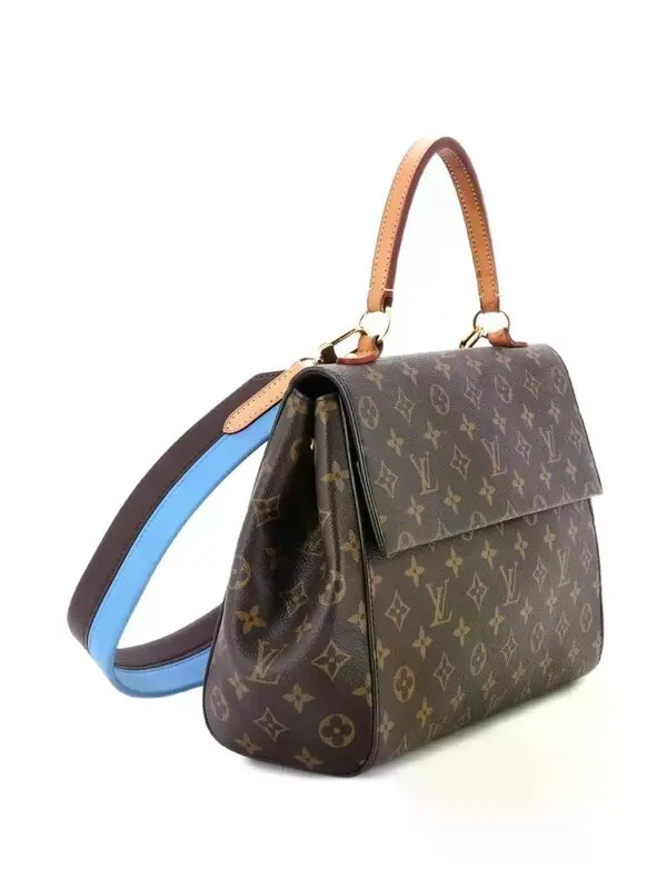 LOUIS VUITTON Cluny Top Handle Monogram Canvas Mm - Brown