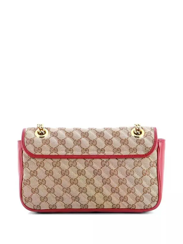 Gucci Gg Marmont Small Shoulder Bag - Red
