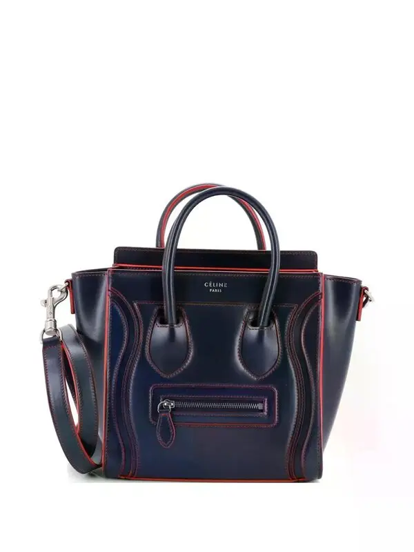 Celine Luggage Nano Crossbody Bag - Blue