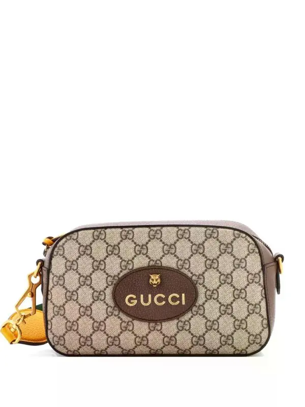 Gucci Neo Vintage Camera Messenger Bag Gg Coated Canvas - Brown