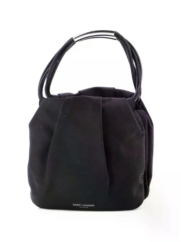 Saint Laurent Pochon' Top Handle Mini Satchel - Black