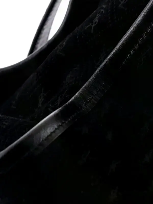 Saint Laurent Monogram Suede Duffle Bag