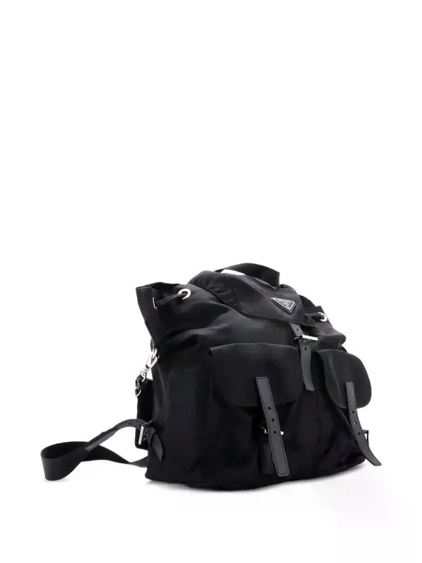 Prada Vela Double Front Pocket Tessuto With Saffiano Leather  display picture 1