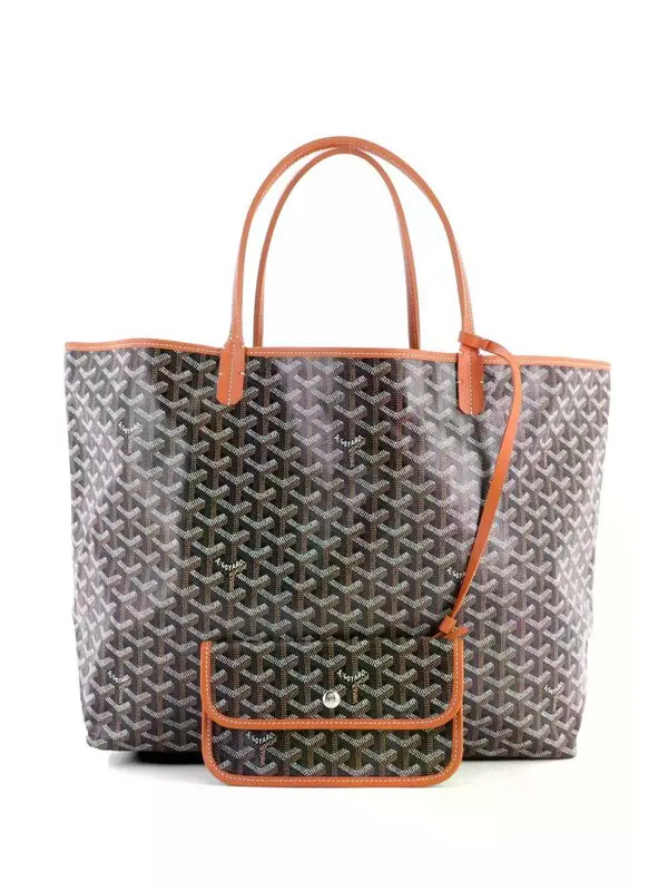 Goyard Saint Louis Coated Canvas Gm Tote Bag - Brown