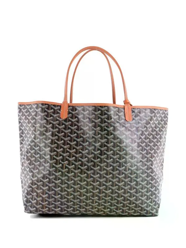Goyard Saint Louis Coated Canvas Gm Tote Bag - Brown