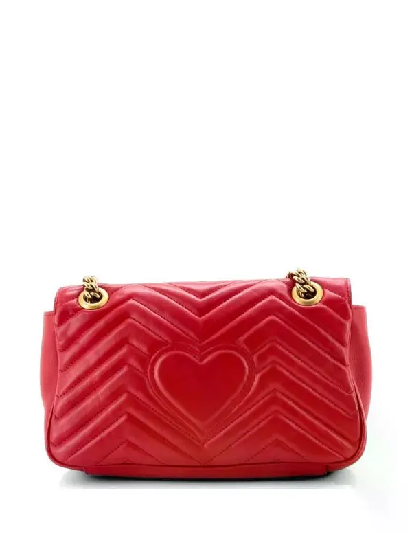 Gucci Gg Marmont Small Crossbody Bag - Red