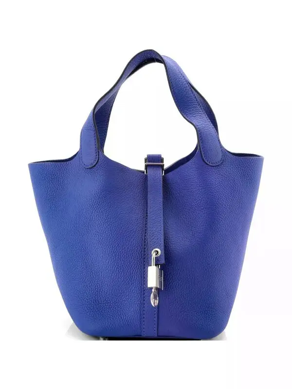 Hermès Picotin Lock Bucket Bag Pm - Blue