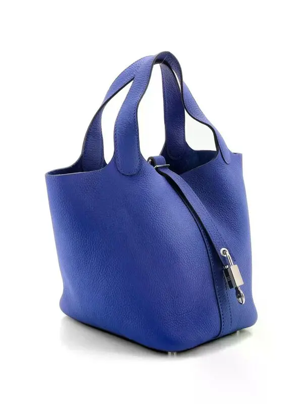 Hermès Picotin Lock Bucket Bag Pm - Blue