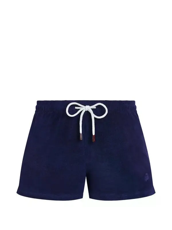 Vilebrequin Terry Embroidered Shorts - Blue