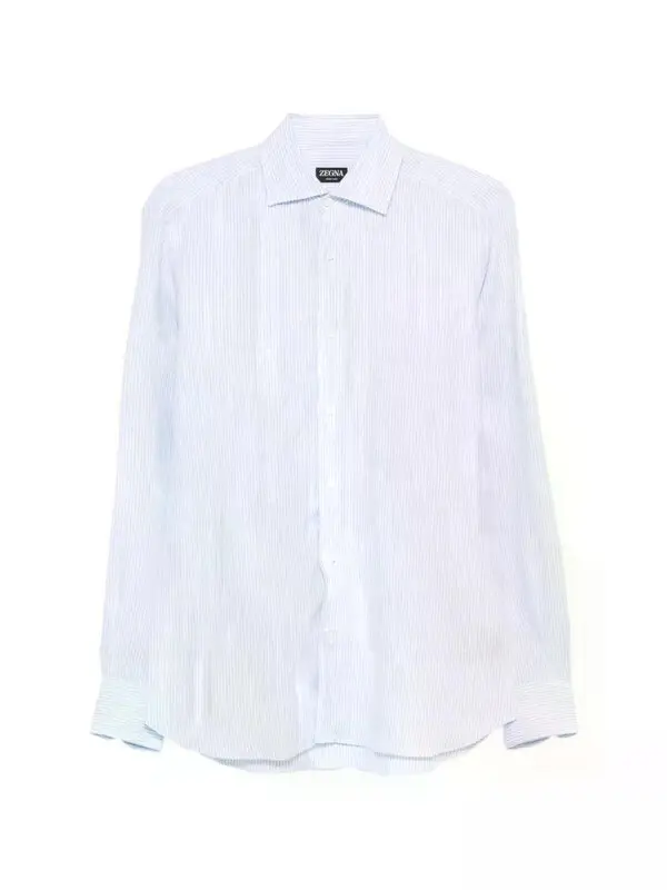 Zegna Striped Shirt - White