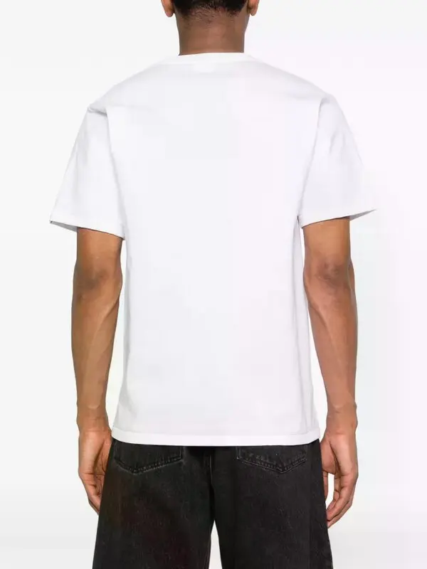 A BATHING APE Abc Camo Logo-print T-shirt - White
