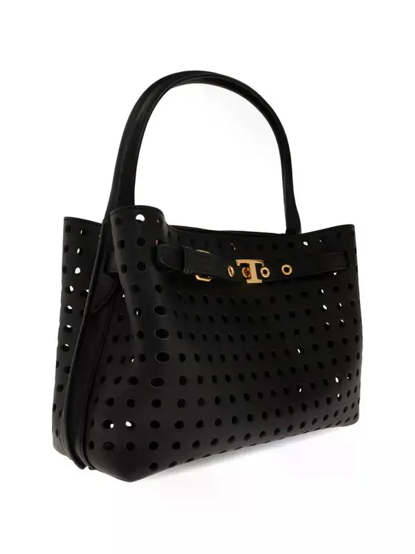 TOD'S Leather Tote Bag - Black