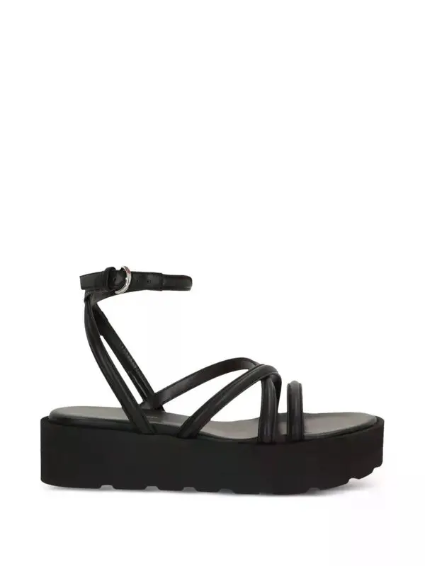 GIANVITO ROSSI Nadina Platform Sandals - Brown