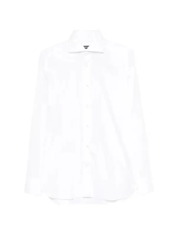 Zegna Long Sleeve Shirt - White