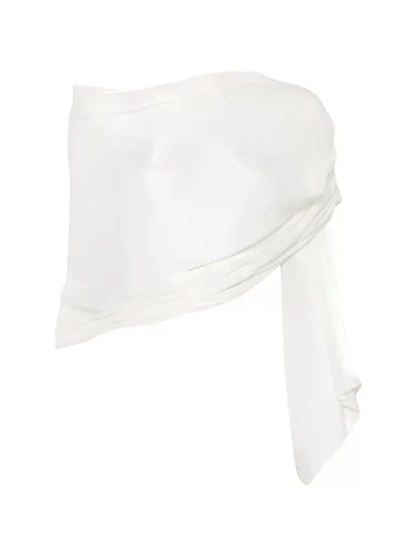 Emporio Armani Cloud Dancer Scarf - White