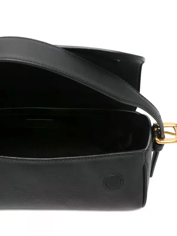 J & M DAVIDSON Bonny Flap Tote Bag - Black