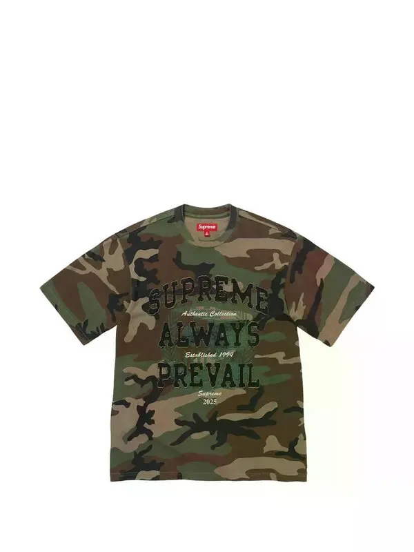 Supreme Camouflage Short-sleeve T-shirt - Green