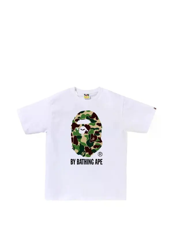 A BATHING APE Camouflage-print T-shirt - White