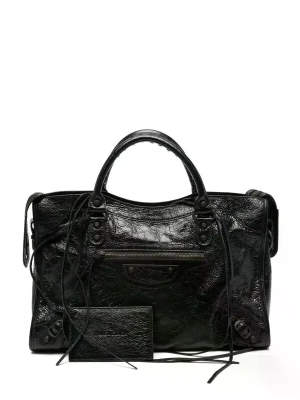 Balenciaga Leather Tote Bag - Black