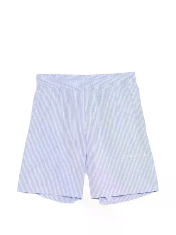 CHATEAU ORLANDO Logo-embroidered Shorts - Blue