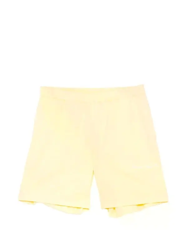 CHATEAU ORLANDO Logo-embroidered Shorts - Yellow