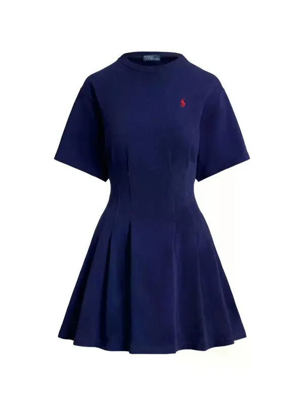 Polo Ralph Lauren Shaped Cotton Dress - Blue