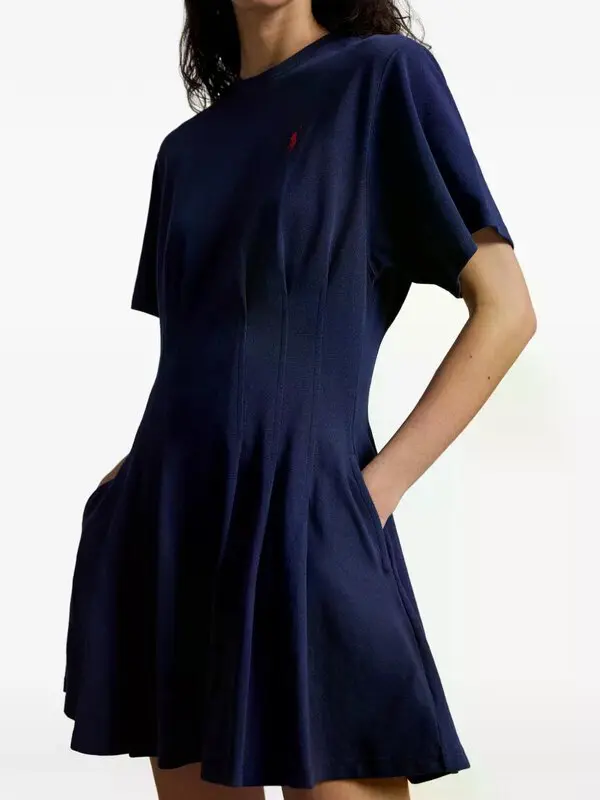 Polo Ralph Lauren Shaped Cotton Dress - Blue