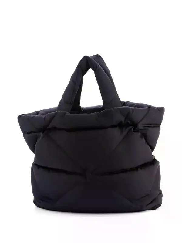 Prada Padded Logo Quilted Re-nylon Medium Tote Bag