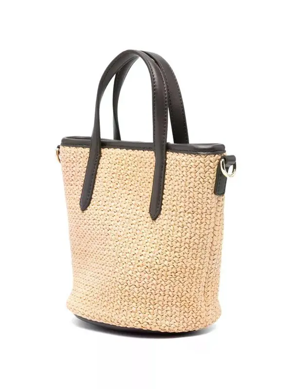 BOSS Mini Woven Bucket Bag